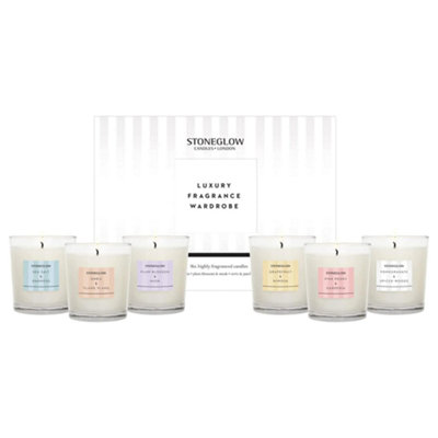 Stoneglow Modern Classics Fragrance Wardrobe Gift Set - 6 Votive Candles