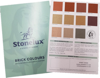Stonelux Brick Coating - Brick Effect Paint - Brown - 10 Litre
