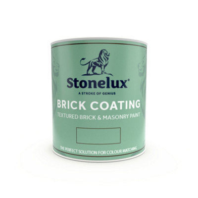 STONELUX BRICK COATING - BRICK EFFECT PAINT - BROWN - 250ML