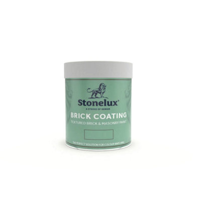 STONELUX BRICK COATING - BRICK EFFECT PAINT - BROWN - 250ML