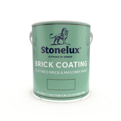 Stonelux Brick Coating - Brick Effect Paint - Brown - 5 Litre