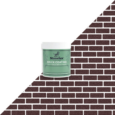 Stonelux Brick Coating - Brick Effect Paint - Purple - 250ml