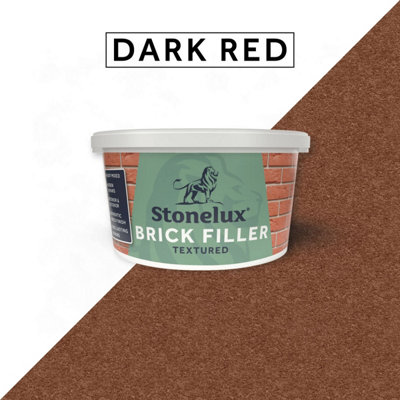 Stonelux Brick Repair Filler 0.3kg Dark Red Filler Brick Effect Filler