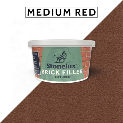STONELUX BRICK REPAIR FILLER 0.3KG MEDIUM RED FILLER BRICK EFFECT FILLER