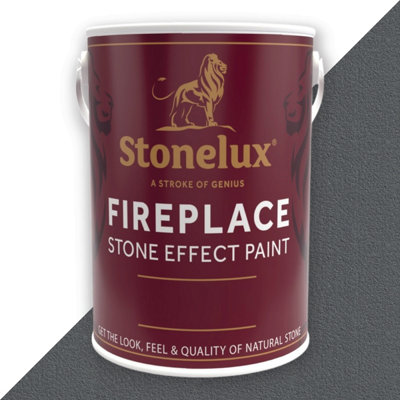 Stonelux Fireplace Paint 5 Litre Apsley 59 Stone Effect Heat Resistant ...
