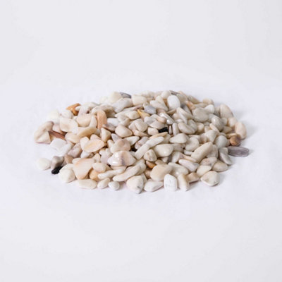 Stones4Gardens 15-25mm Pink Rose Sparking Pebbles Decorative Aggregates ...