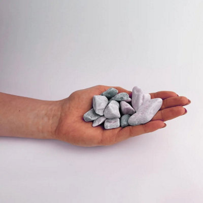 Stones4Gardens 20-40mm Akron Pebbles Decorative Aggregates 20kg Polybag