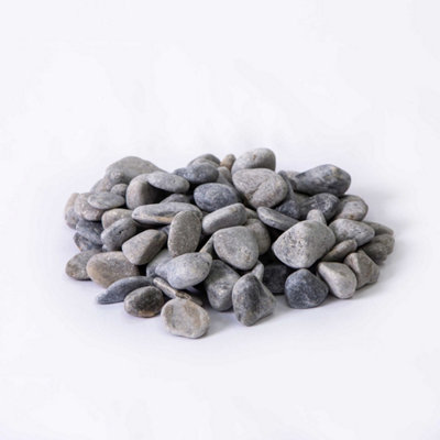 Stones4Gardens 30-60mm Akron Pebbles Decorative Aggregates 10kg Polybag