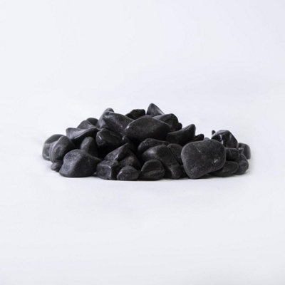 Stones4Gardens 60-100mm Black Basalt Pebbles Decorative Aggregates ...