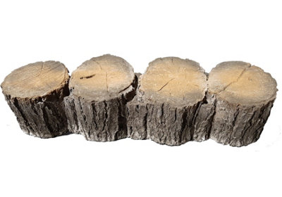 Stonewood Tree Log Brown Paving Edging (20pcs, 7.3Lm)