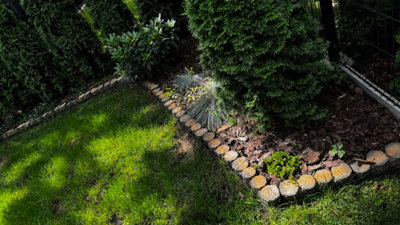 Stonewood Tree Log Brown Paving Edging (40pcs, 14.6Lm)