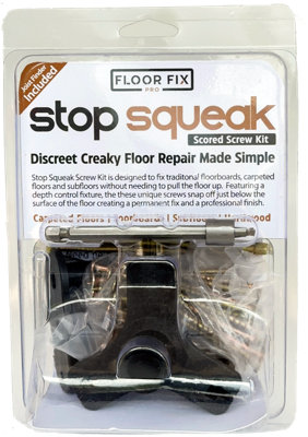 Stop Squeak From Floor-Fix Pro. - Creaky Floor Repair Kit Eliminates ...