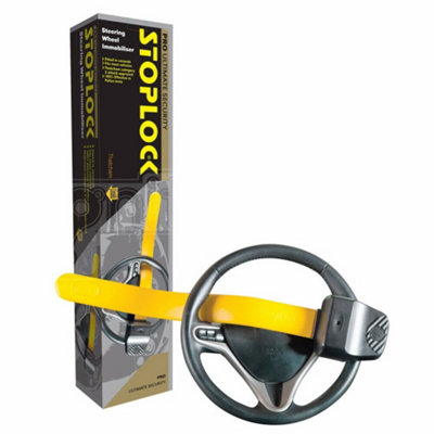 Stoplock Pro Steering Wheel Lock Professional Security for Car, Van ...