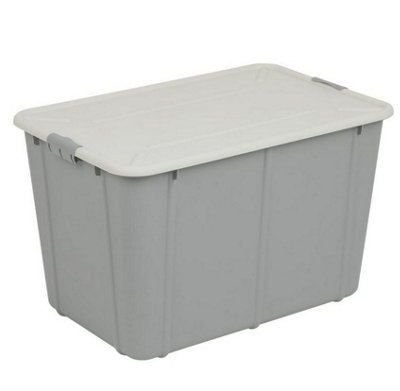 Storage Box with lid Clip Locking BPA Free Large Small Home Organizer ...