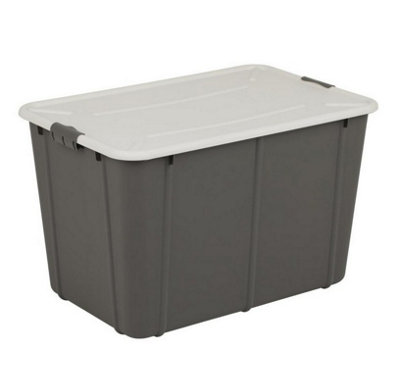 Storage Box with lid Clip Locking BPA Free Large Small Home Organizer ...