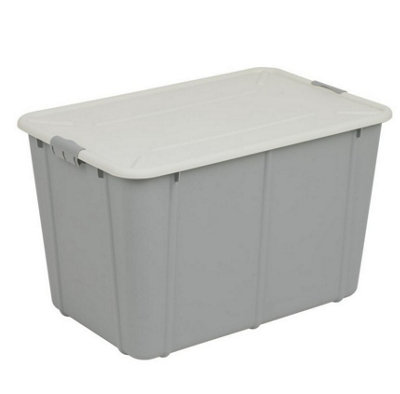 Storage Box with lid Clip Locking BPA Free Large Small Home Organizer ...