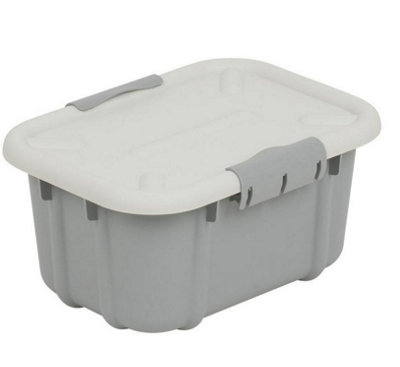 Storage Box with lid Clip Locking BPA Free Large Small Home Organizer ...