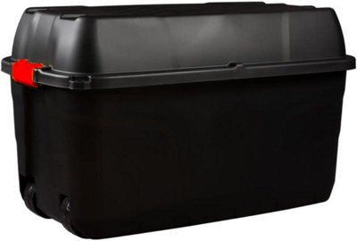 Storage Box with Lid Strata Heavy Duty Large, 175 Litre, Lockable ...