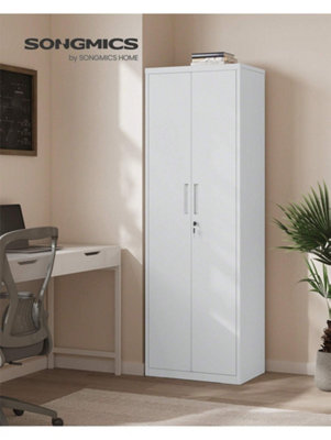 Storage Cabinet, Multi-Purpose 5-Tier Steel Cupboard, With Adjustable ...
