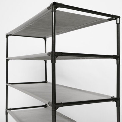 Storage Level Rack Organiser Home Freestanding Utility Shelves 6 Tier