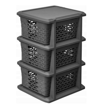 Buy Storage Unit With Baskets Drawer Box Organizer Tower Cabinet ...
