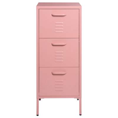 Storage Unit WOSTOK Metal Peach Pink
