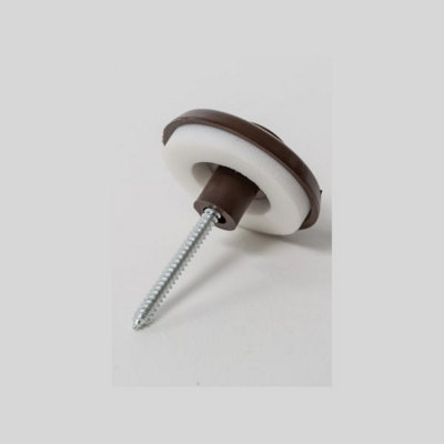 Storm 16mm Fixing Buttons 10PK Brown