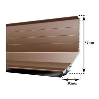 Storm 3.0m Lean To Flashing Trim Brown