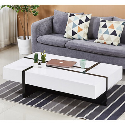Storm Coffee Table High Gloss Coffee Table for Living Room Centre Table ...