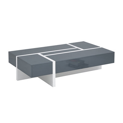 Storm Coffee Table High Gloss Coffee Table for Living Room Centre Table Tea Table for Living ...