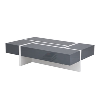 Storm Coffee Table High Gloss Coffee Table for Living Room Centre Table Tea Table for Living ...