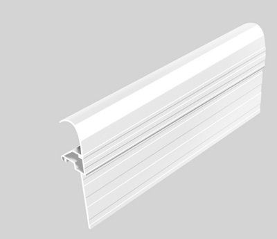 Storm Rafter Bar 2.0m Edge Trim White PK4 | DIY at B&Q