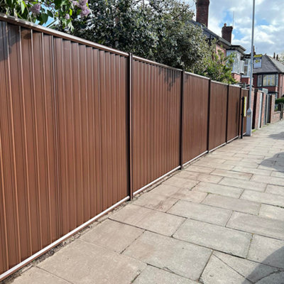 Storm Ready Maintenance Free 25 yr Guarantee ColourFence Extra Wide ...