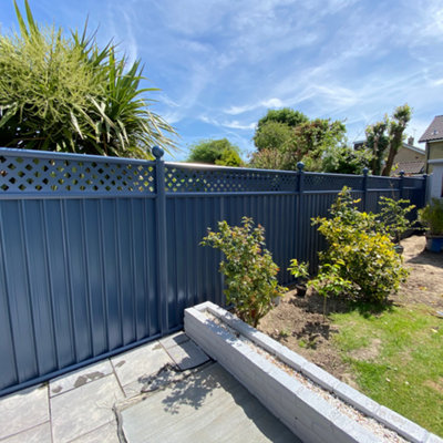 Storm Ready Maintenance Free 25 yr Guarantee ColourFence Extra Wide ...