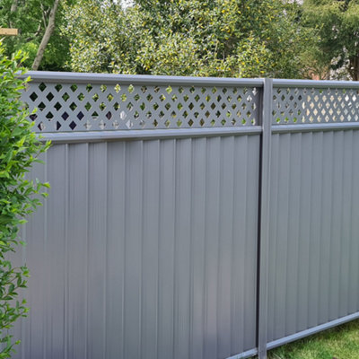 Storm Ready Maintenance Free 25 yr Guarantee ColourFence Extra Wide ...