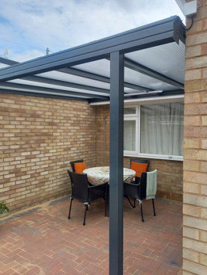 STORM Tassat Lean-to Canopy Kit (6m width x 2.5m projection) Grey