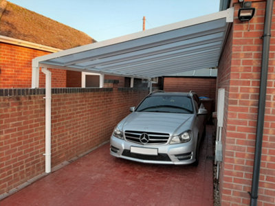 STORM Tassat Lean-to Canopy Kit (6m width x 2.5m projection) White