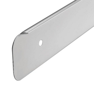 Stormguard 30mm Matt Silver Worktop End Cap Joint Strip
