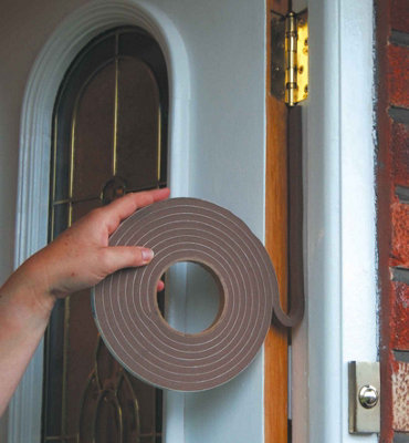 Stormguard Brown Extra Thick Draught Excluder Foam 3.5M Roll