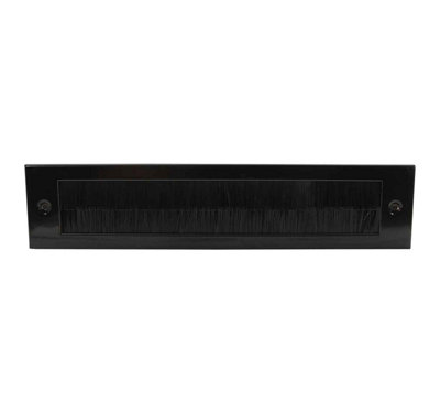 Stormguard Letterbox Cover Draught Excluder - Metal - Black