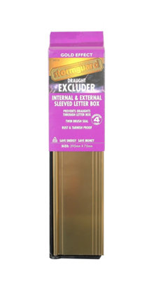 Stormguard Sleeved Letterbox - Gold