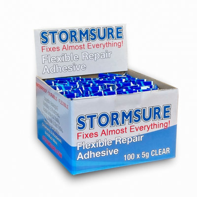 Stormsure Repair Adhesive Mega Pack: 100x5g Clear Tubes