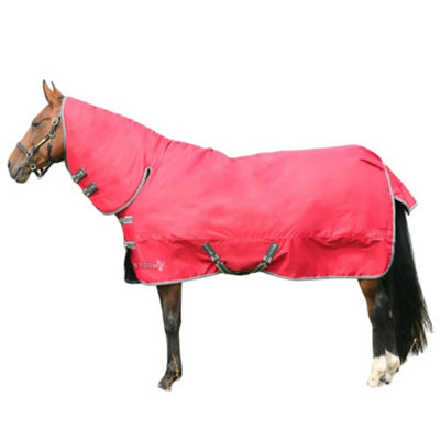 StormX Empra Combi Combo Neck 300g Horse Turnout Rug Red (6 0")