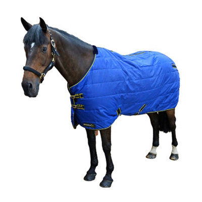 StormX Original 100 Horse Stable Rug Royal Blue/Navy/Yellow (7 3 ...