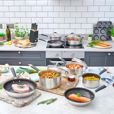 Stoven Soft Touch Induction 8 Piece Cookware Set