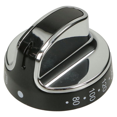 Stoves Genuine Top Oven Control Knob - Chrome - STV083157009