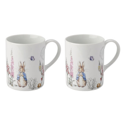 Stow Green Classic Peter Rabbit Set of 2 Mugs | DIY at B&Q