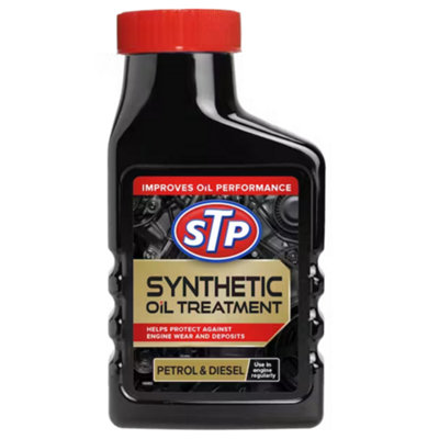 STP Synthetic Oil Treatment 300ml Reduce Engine Wear Deposits Petrol ...