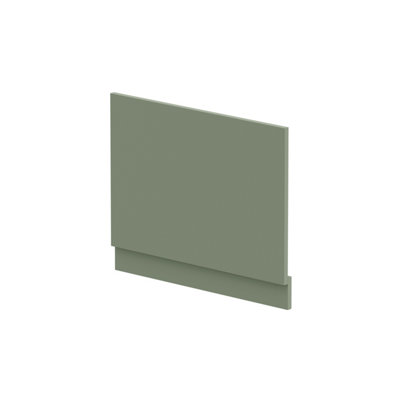 Straight Bath MDF End Panel & Plinth - 700mm - Satin Green - Balterley ...