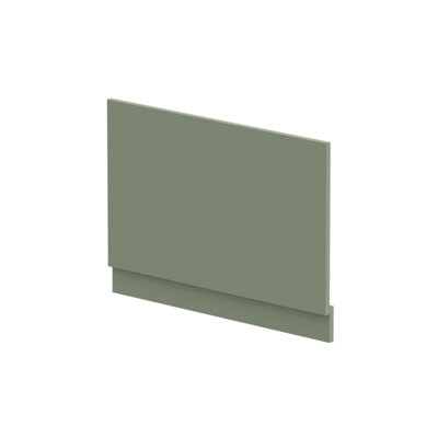 Straight Bath MDF End Panel & Plinth - 800mm - Satin Green - Balterley ...